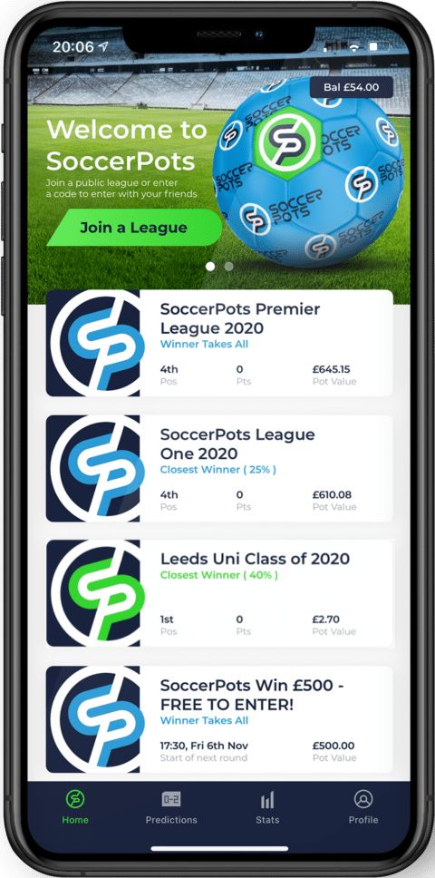 HomePage - SoccerPots